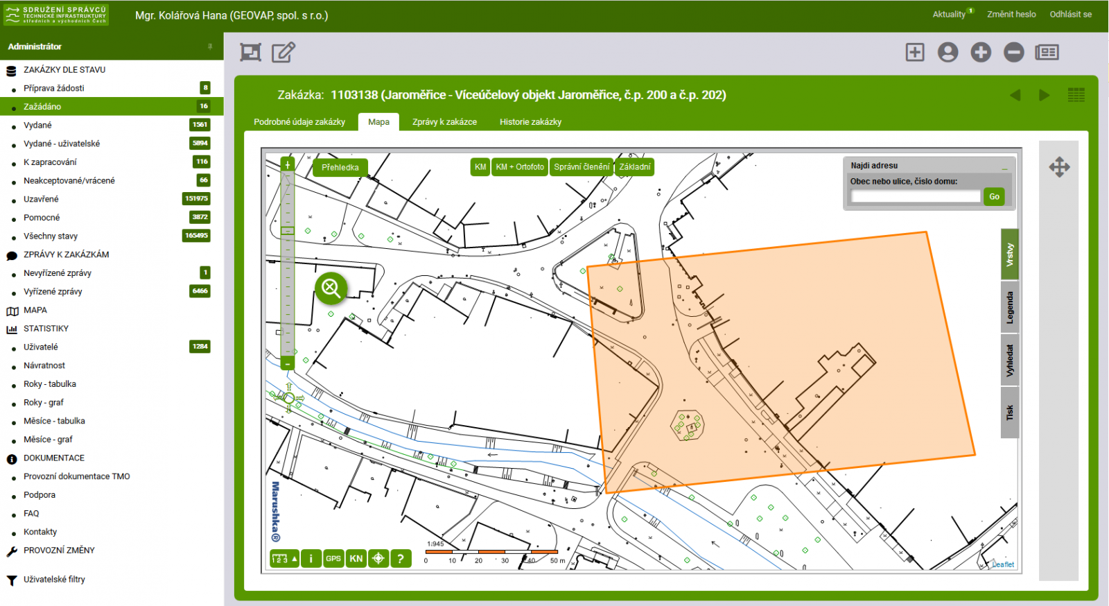 Digitální technická mapa | geovap.cz